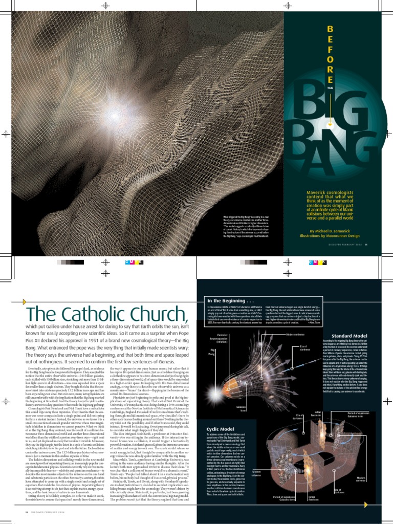 Before The Big Bang | PDF | Universe | Inflation (Cosmology)