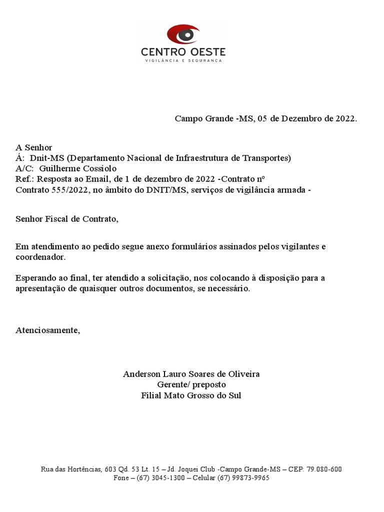 Oficio Modelo 1 | PDF