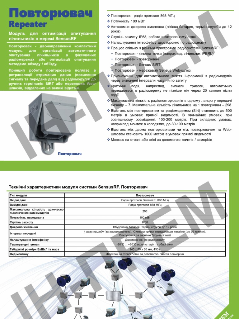 Katalog Repeater | PDF