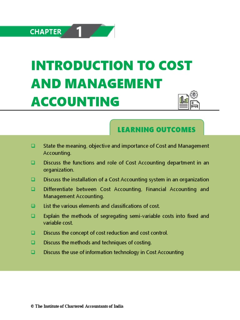 CA Inter ICAI Study Material | PDF | Management Accounting | Cost ...