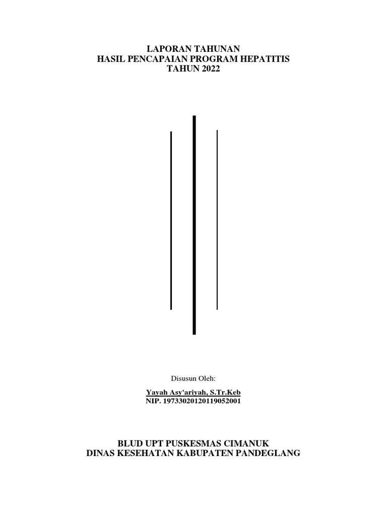2023 Laporan Tahunan Hasil Pencapaian Program Hepatitis | PDF