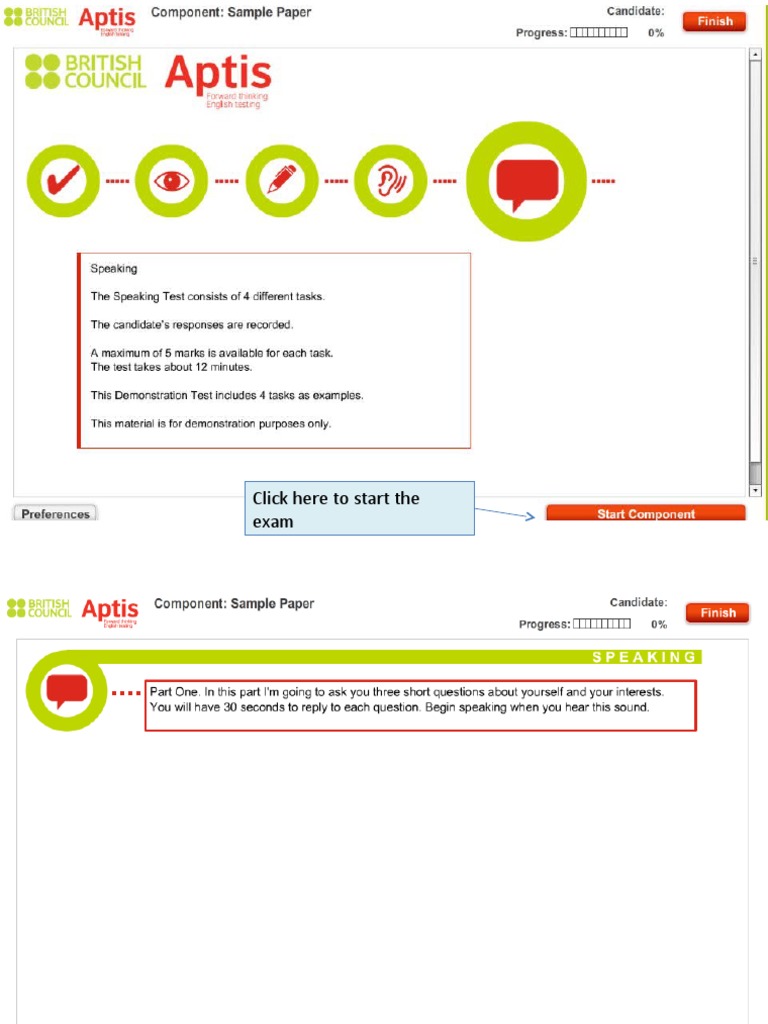 Aptis Speaking Powerpoint | PDF