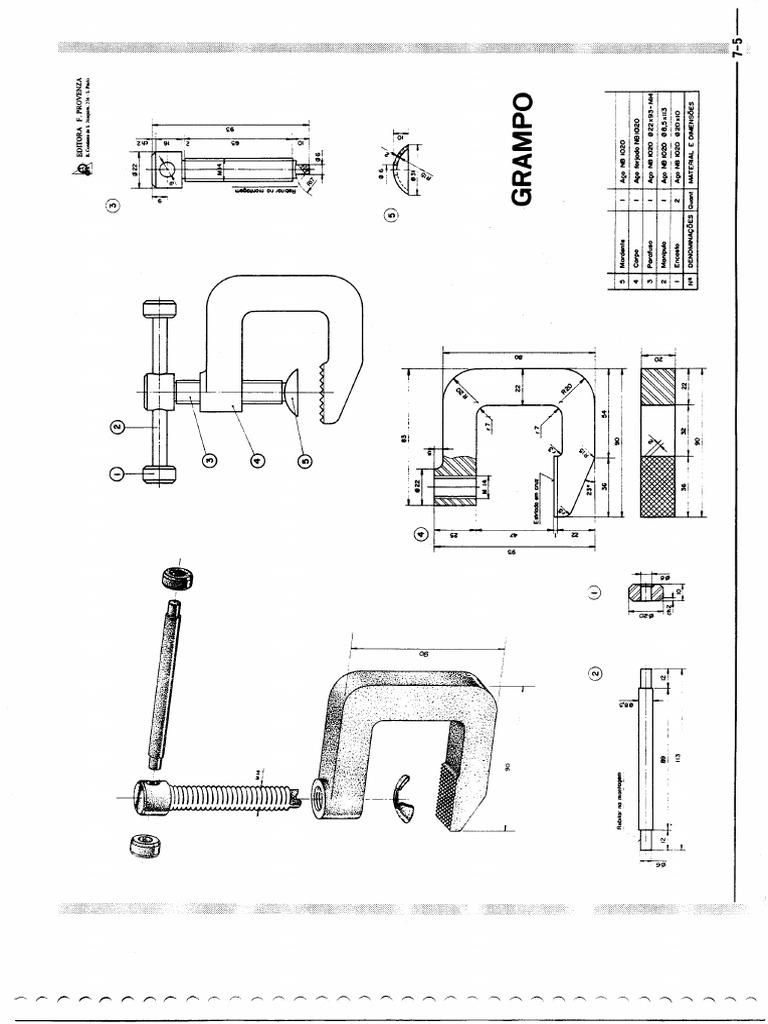 Plano Prensa Tipo C | PDF