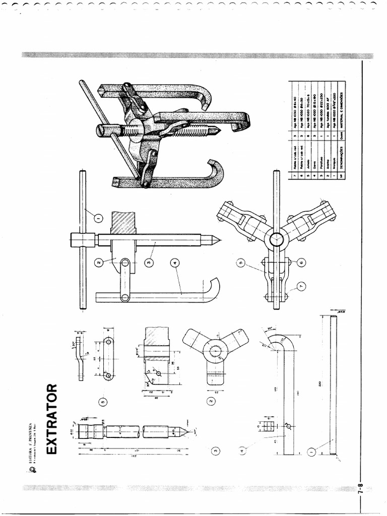 Estractor de Tres Garras | PDF