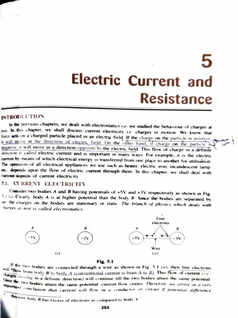 Electric Current | PDF | Electric Current | Electrical Resistivity And ...