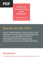 Republic Act No. 8293 (Intellectual Property Code of The Philippines ...