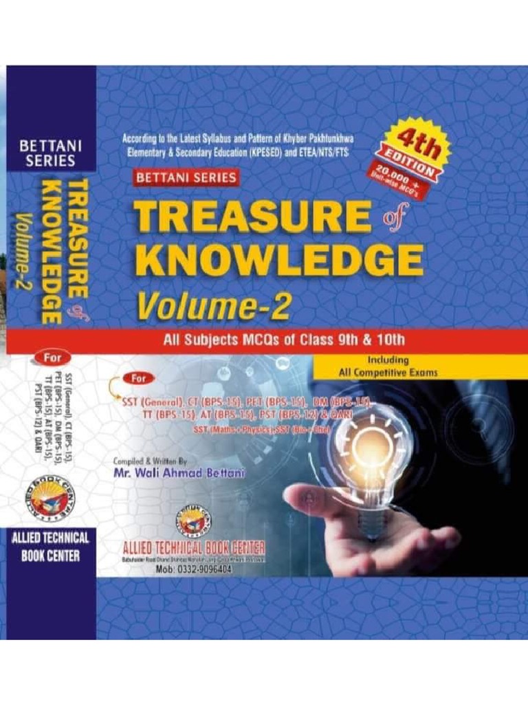 Treature of Knowledge, 4th Edition Volume 2 Mathematics Portion 9th Class | PDF