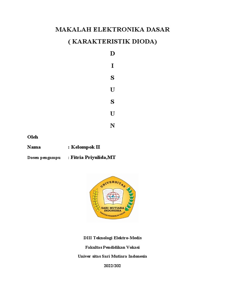 KARAKTERISTIK DIODA | PDF