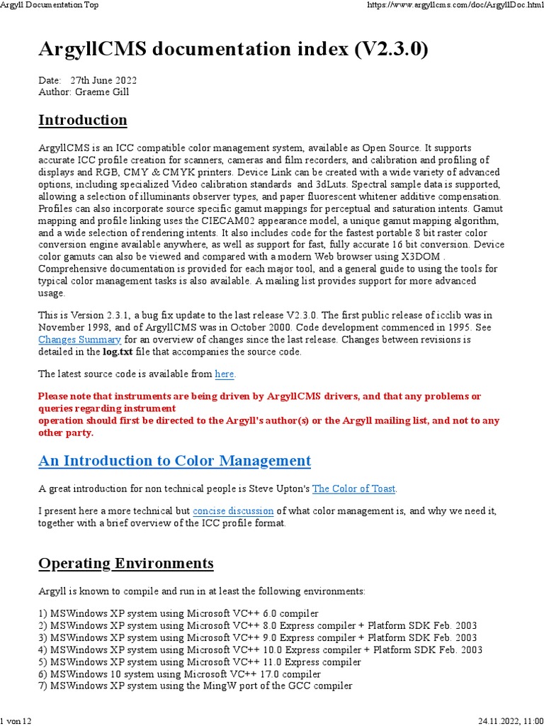 Argyll CMS | PDF | Source Code | Gnu