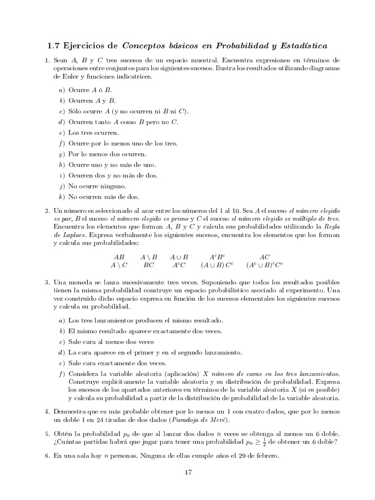Ejercicio 1 | PDF | Probabilidad | Variable aleatoria