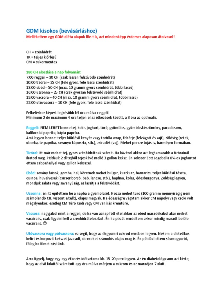 GDM Bevásárlás | PDF