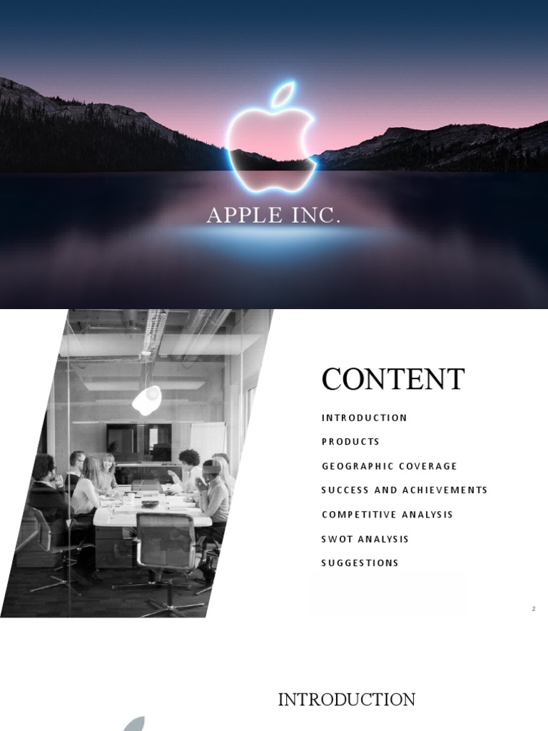An Analysis of Apple Inc.: Products, Markets, Competitors, and ...