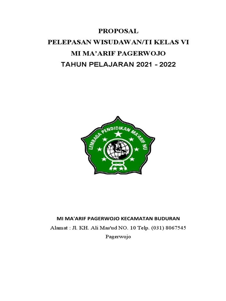 Proposal Wisuda 2022 2023 Fix | PDF