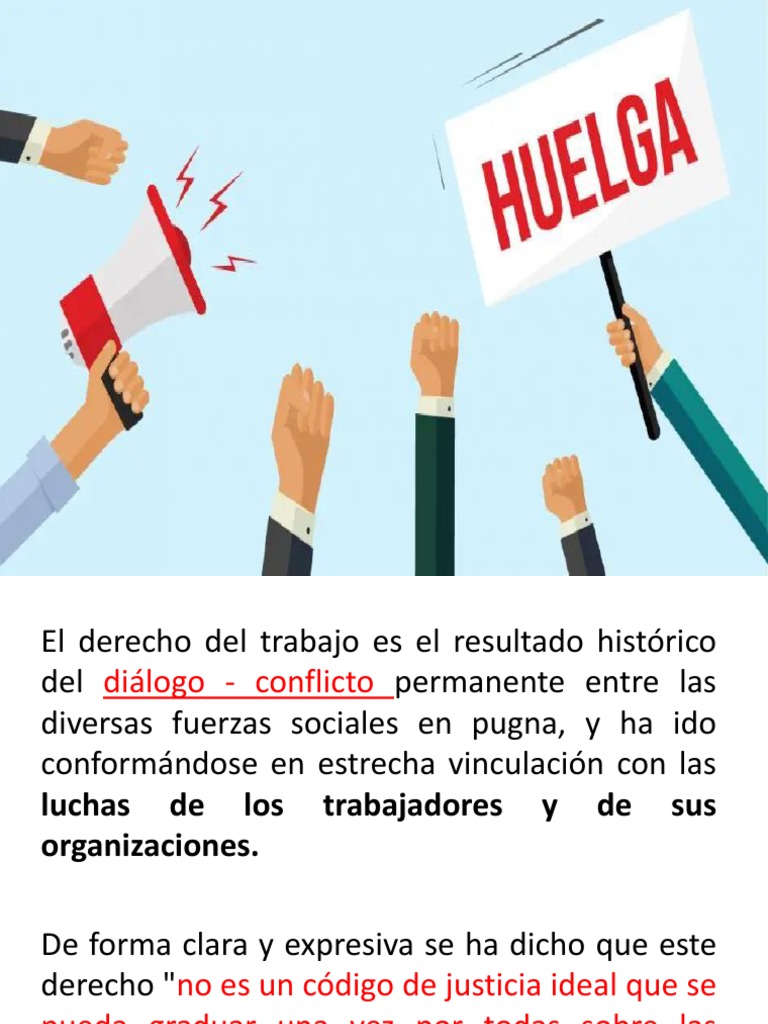 Derecho de Huelga | PDF | Sindicato | Derecho laboral