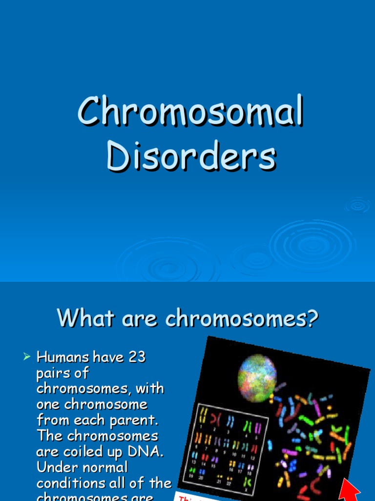 Chromosomal Disorders | PDF | Chromosome | Genetic Disorder