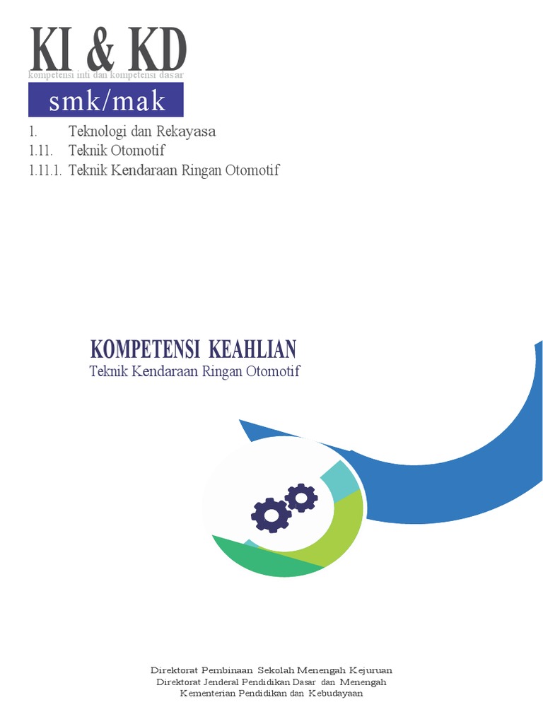 1 11 1 KIKD Teknik Kendaraan Ringan Otomotif COMPILED | PDF