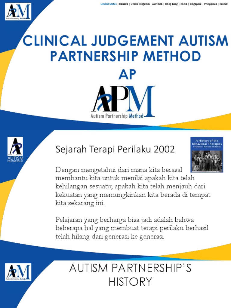 1 Autism Partnership Method Evolution and The Future DR Ronald Leaf in ...