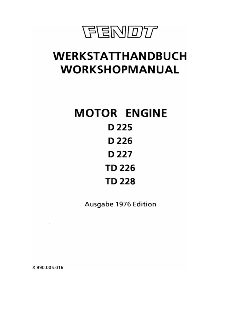 WHB Motor D225,226,227 - TD226,228 | PDF
