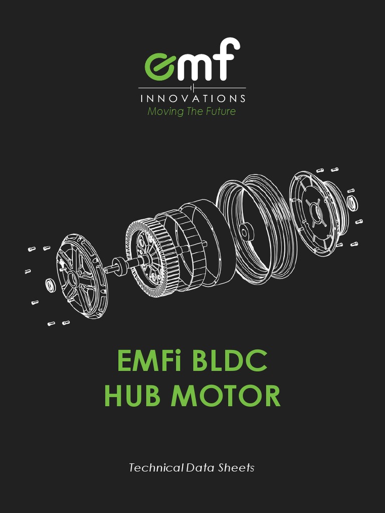 EMFi BLDC Hub Motor Consolidated Spec Sheet v2 | PDF | Electric Motor ...