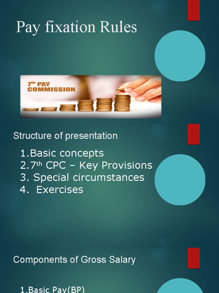 Pay Fixation Rules Under 7th CPC | PDF | Cost Of Living | Employee ...