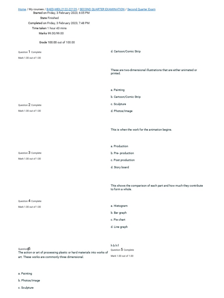 Meil-2ndquarter Arp | PDF | Mass Media | Animation