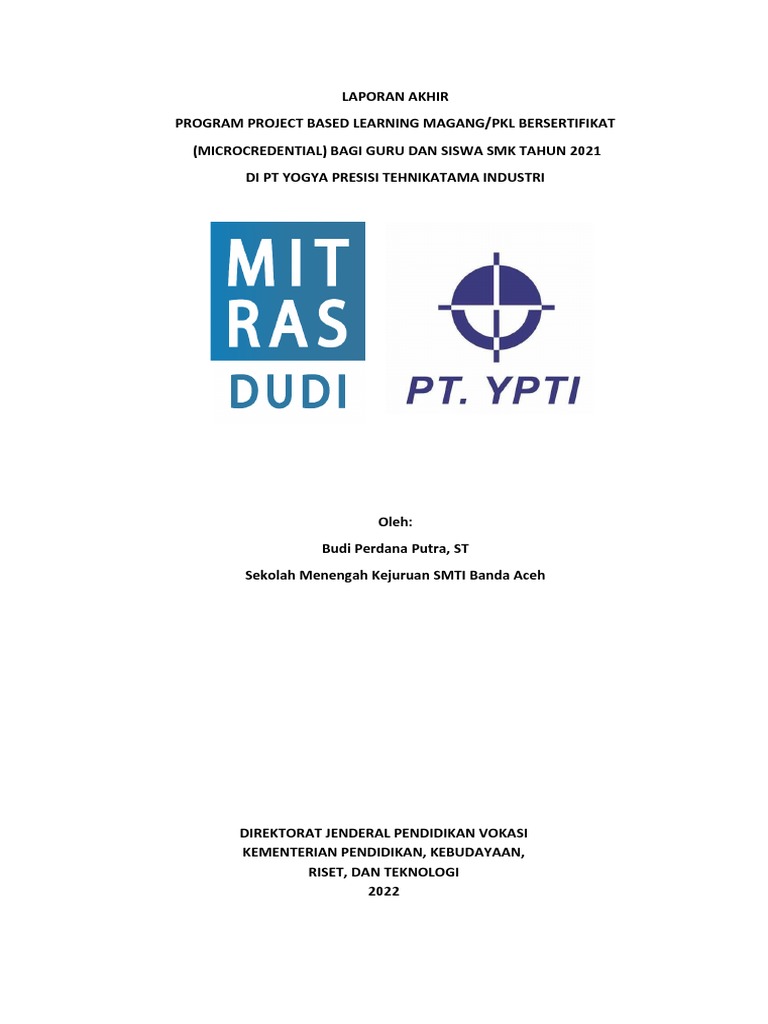 Laporan Kegiatan PJBL | PDF | Seni | Komputer