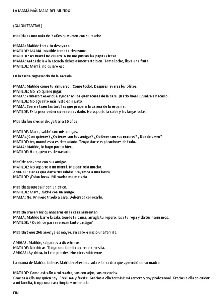 La Mamá Más Mala Del Mundo | PDF