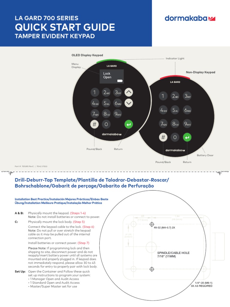 QRC 700 Full Page Oct2022 Tamp c6 Online Quick Reference Card PDF | PDF ...