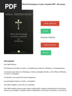 Ritual de Exorcismos 1 | PDF | Exorcismo | Iglesia Católica