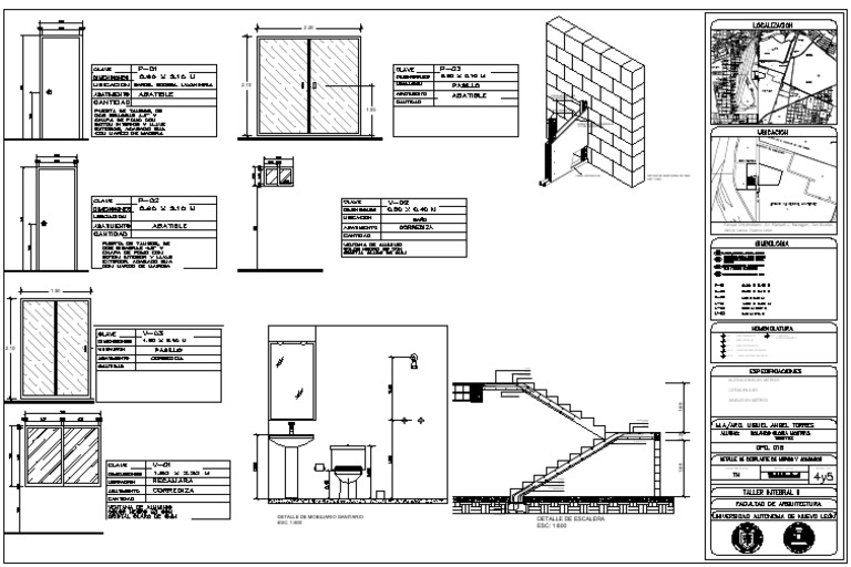 Detalles Acabados y Muros | PDF