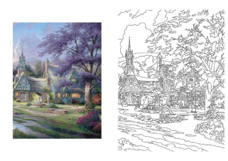Colorig Pages Landscape 15 | PDF