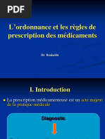 Rédaction D'une Ordonnance | PDF | Ordonnance médicale | Dentiste