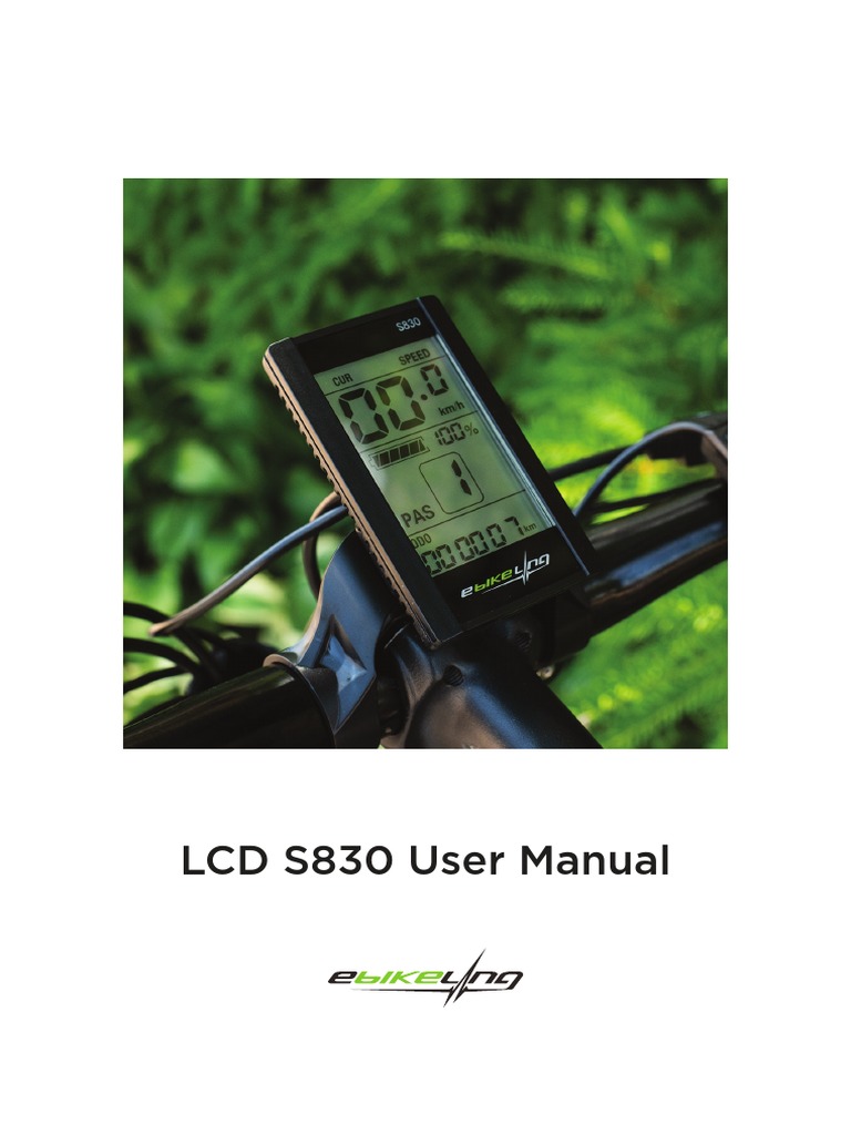 LCD S830 User Manual | PDF | Fuel Economy In Automobiles | Backlight