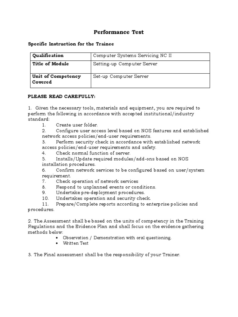 9-Performance Test | PDF | Group Policy | Server (Computing)