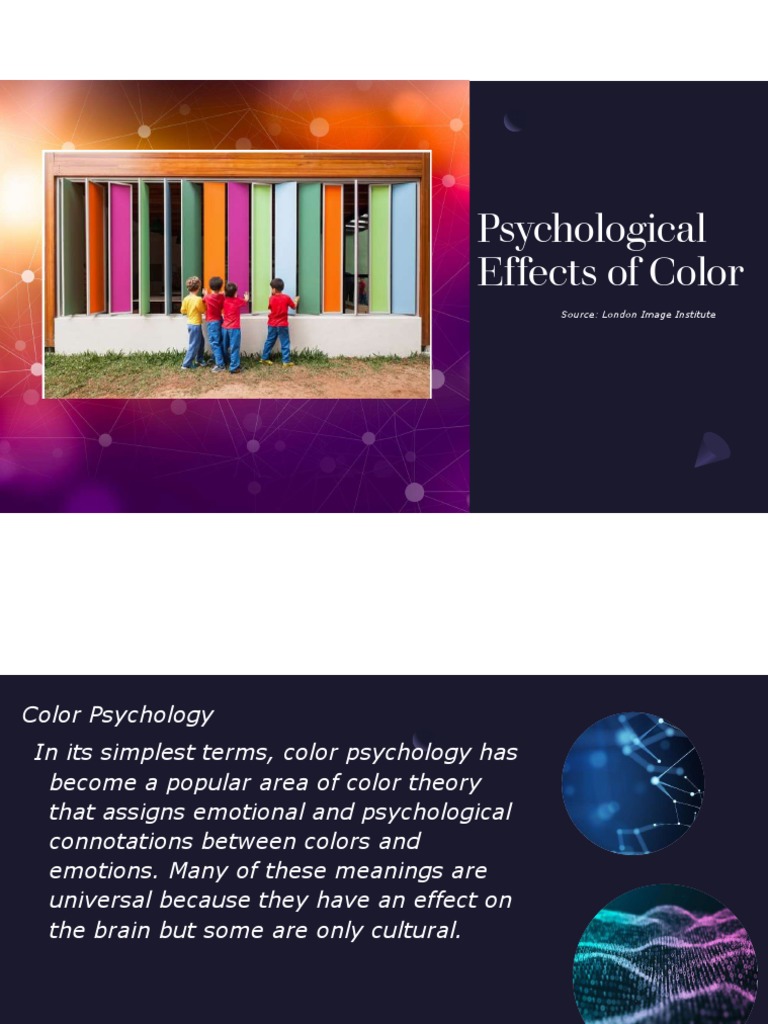 10.2 Psychological Effects of Colors | PDF | Color | Red