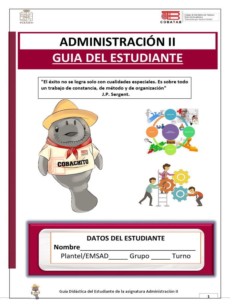 Guía Administración II | Descargar gratis PDF | Evaluación | Aprendizaje
