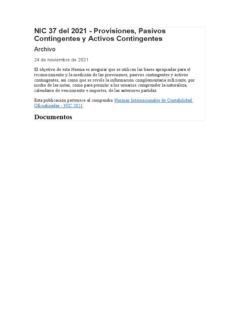 NIC 37 Del 2021 | PDF