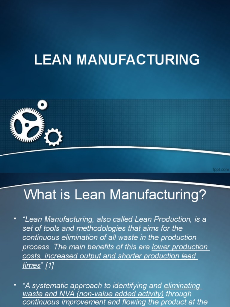 Lean Manufacturing | PDF | Lean Manufacturing | Inventory