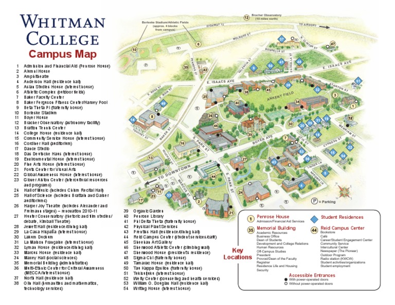 Campus Map 2010 | PDF | Fraternities And Sororities | University ...