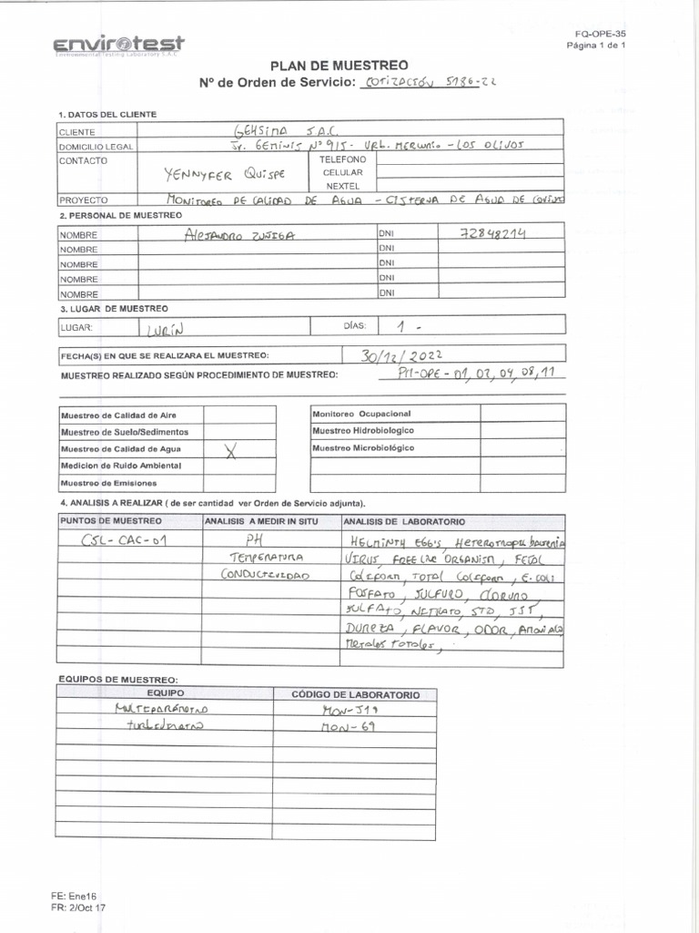Formato de Homologación | PDF