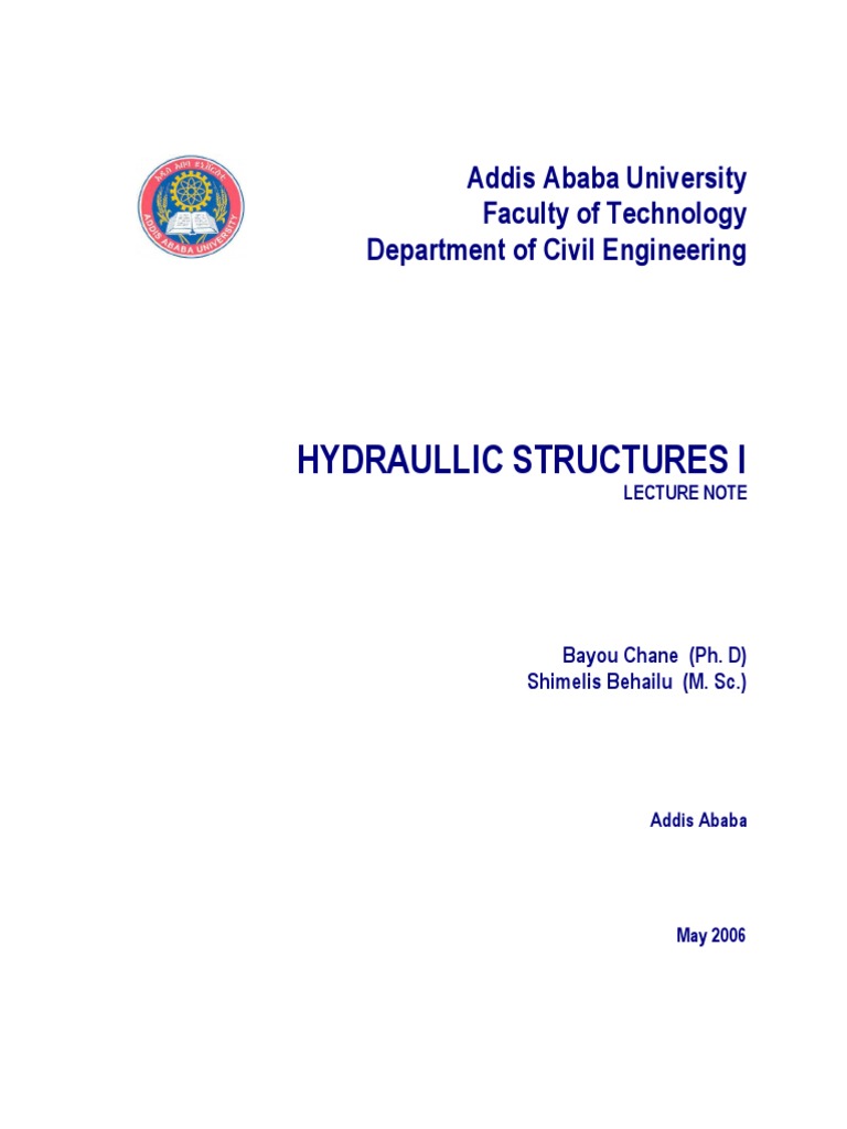 Hydraulic Structure | PDF | Dam | Spillway
