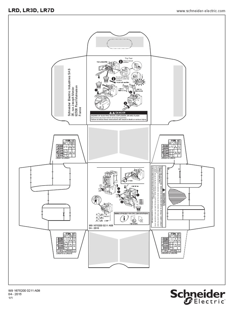 Rele Termico Scneider LRD | PDF