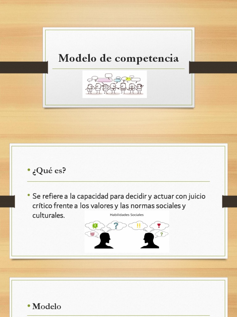 Modelo de Competencia Social | PDF Modelo de Competencia Social | PDF