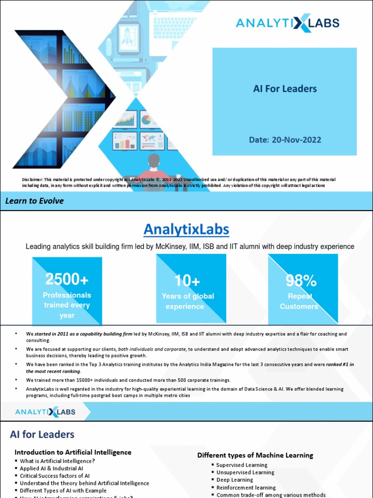 AI For Leaders | PDF | Artificial Intelligence | Intelligence (AI) & Semantics
