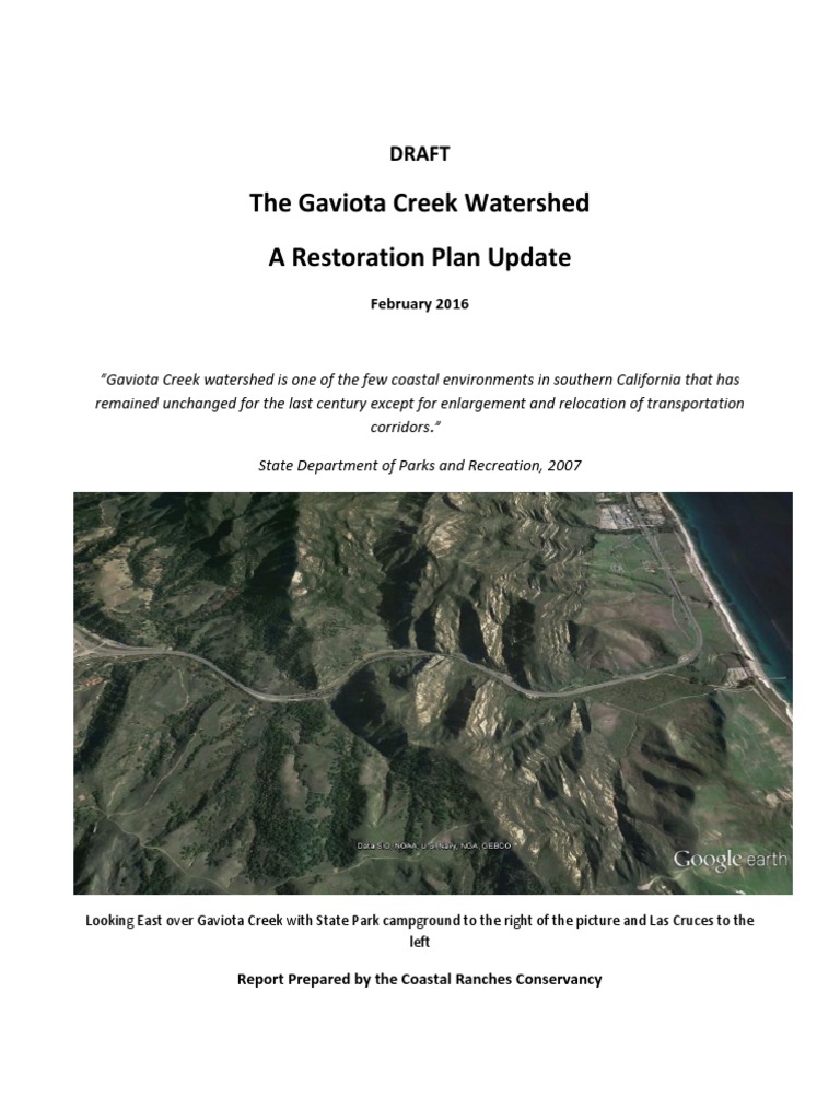 Gaviota Creek Watershed Restoration Plan Update | PDF | Stream ...