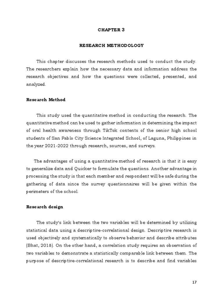 Research With Page Numbers 1 | PDF | Survey Methodology | Methodology