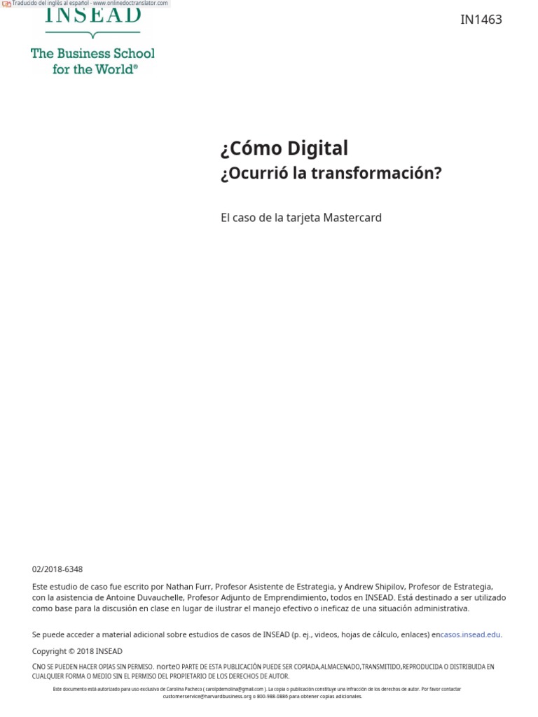 13 How Does Digital Transformation Happen - The Mastercard Case - En.es ...