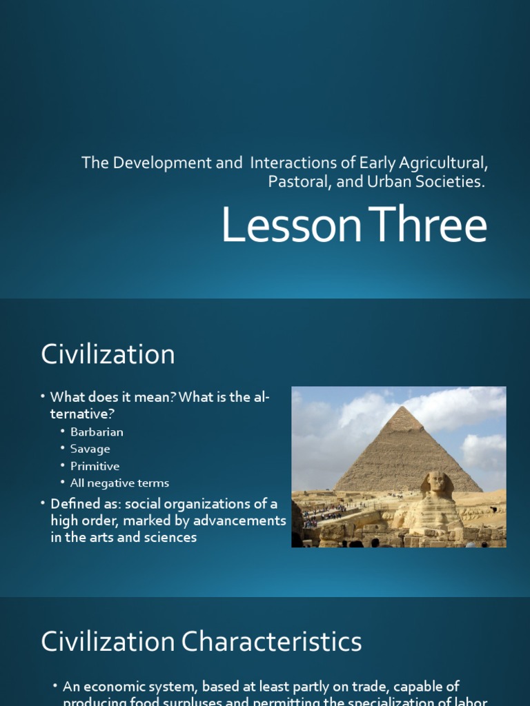 AP World History Lesson 3 | PDF | Civilization | Monotheism