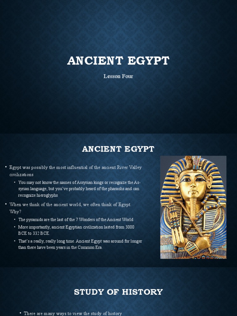 AP World History Lesson 4 | PDF | Ancient Egypt | Tutankhamun