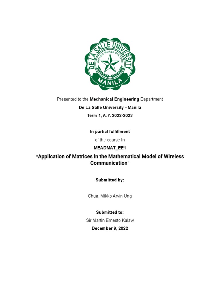 MIMO-OFDM Wireless Communication Models | PDF | Mimo | Orthogonal ...